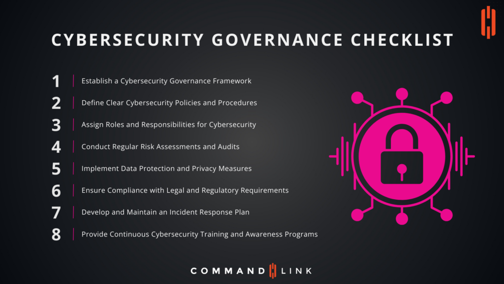 Cybersecurity Governance: A Comprehensive Checklist for 2024 - CommandLink